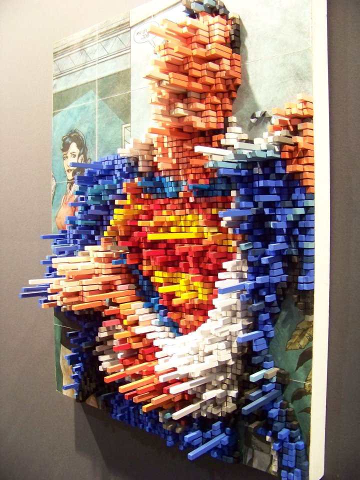 Superman Pixelated ⋆ The CaffiNation